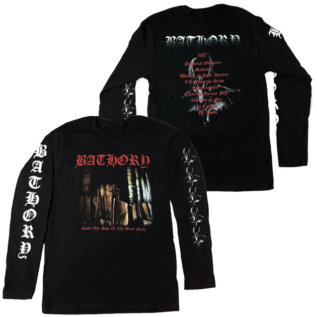 Bathory - Under The Sign Of The Black Mark long sleeve – Night Shift Merch