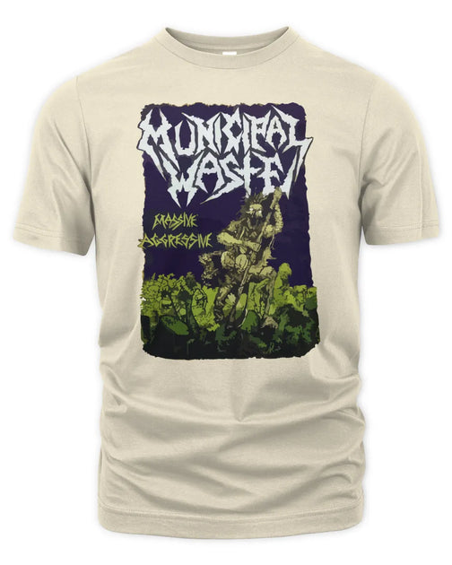 Municipal Waste - Massive Aggressive t-shirt – Night Shift Merch