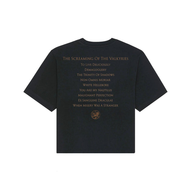 Cradle Of Filth - Valkyrie Sigil ladies crop tee – Night Shift Merch