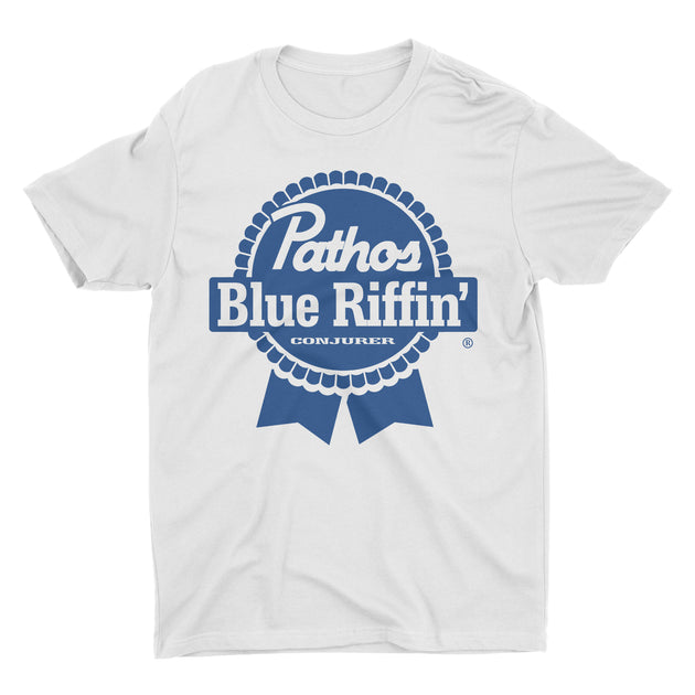Conjurer - Pathos Blue Riffin' t-shirt – Night Shift Merch