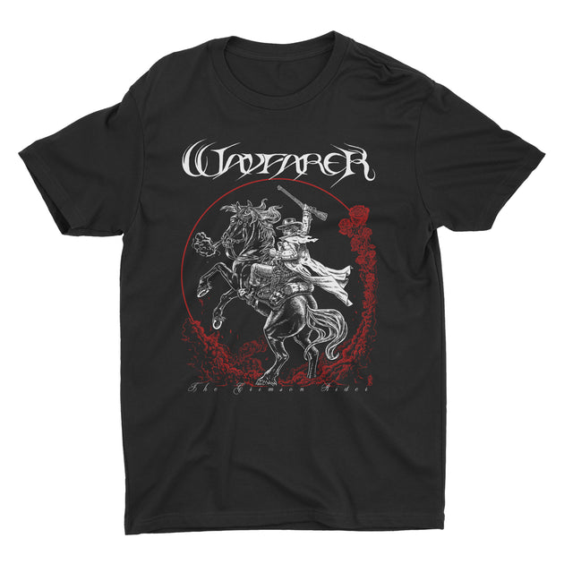 Wayfarer - Crimson Rider t-shirt – Night Shift Merch
