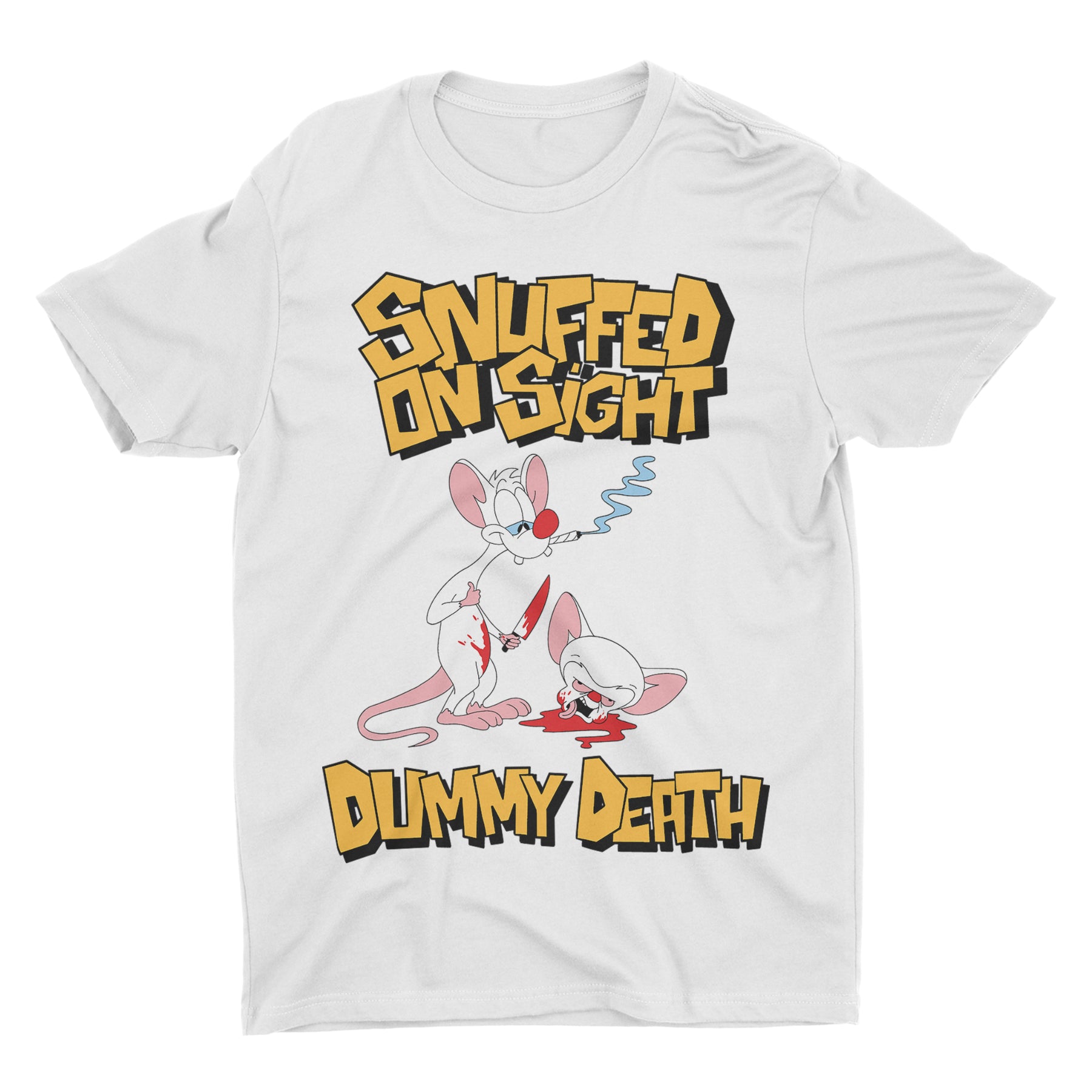 Snuffed On Sight - Snuffy & the Brain t-shirt – Night Shift Merch