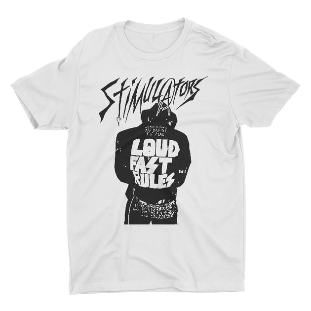 Stimulators - Loud Fast Rules! t-shirt – Night Shift Merch