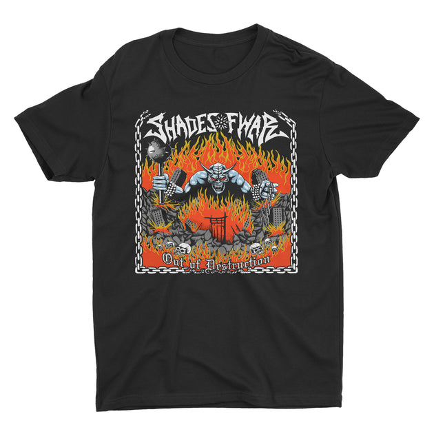 Shades Of War - Out Of Destruction t-shirt – Night Shift Merch