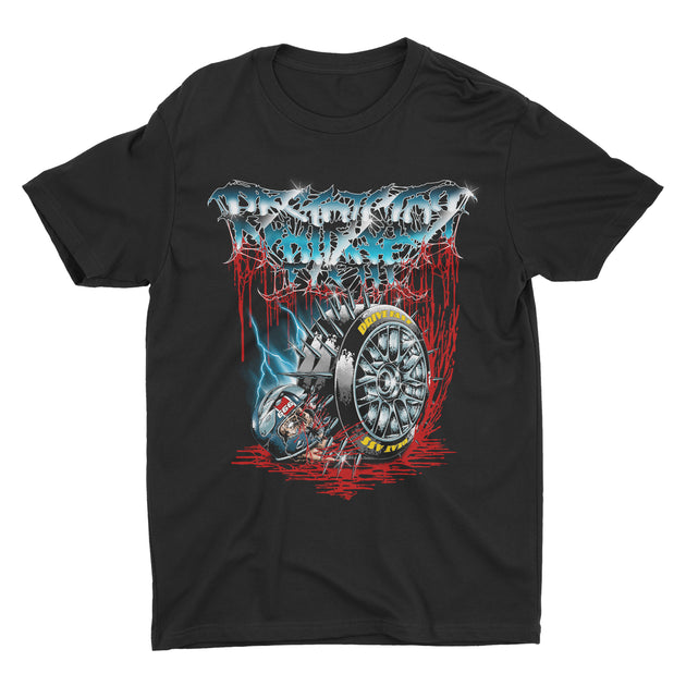 Restrictor Plate - Chrome Blast t-shirt – Night Shift Merch