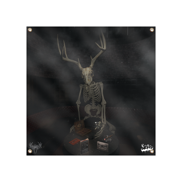 Deergod - Skeleton flag – Night Shift Merch