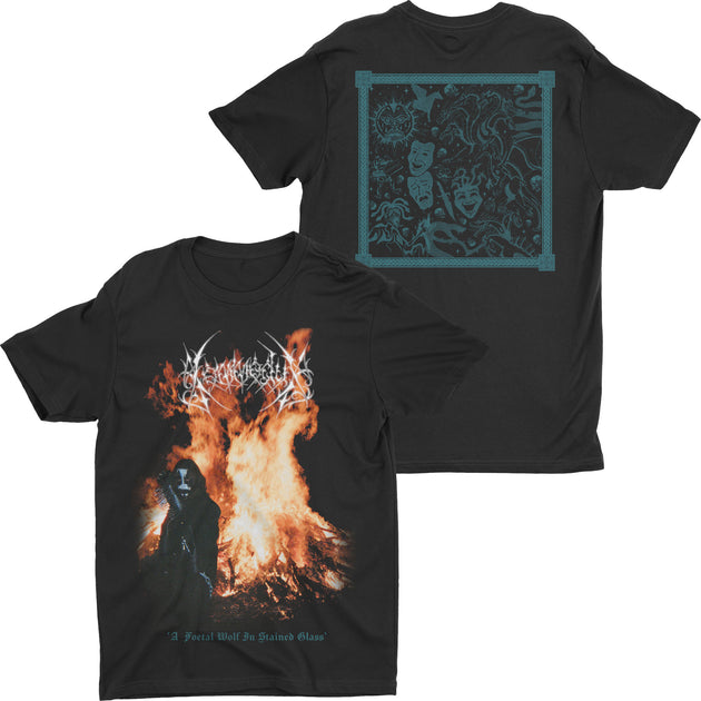Kommodus - A Foetal Wolf In Stained Glass t-shirt – Night Shift Merch