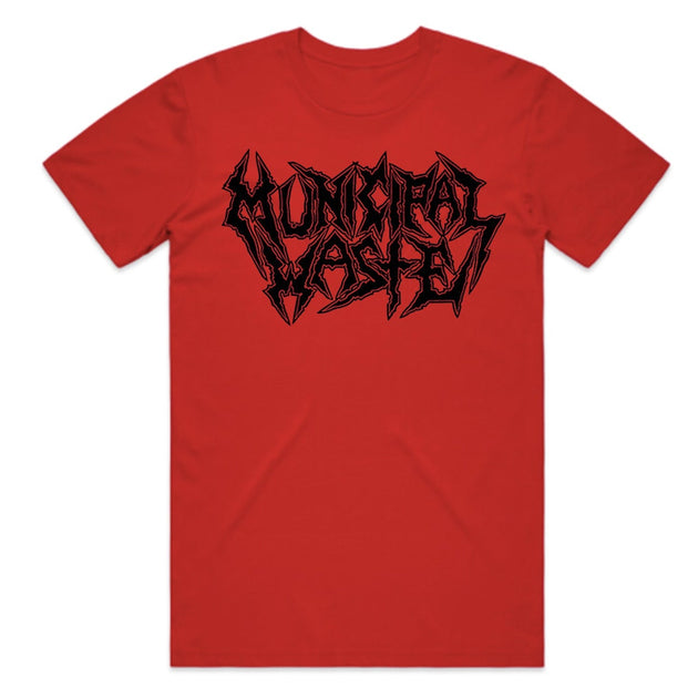 Municipal Waste - Red Logo t-shirt – Night Shift Merch