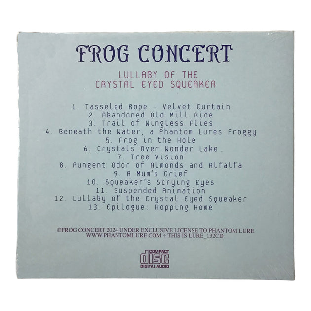 Frog Concert - Lullaby Of The Crystal Eyed Squeaker CD – Night Shift Merch