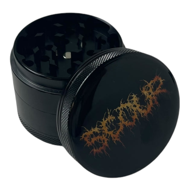 Scour - Gold Logo grinder – Night Shift Merch