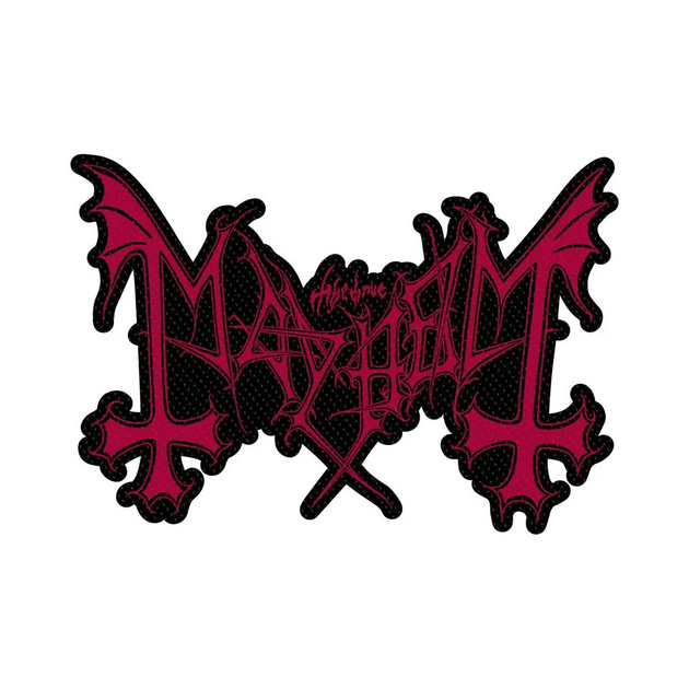 Mayhem - Logo die-cut patch – Night Shift Merch