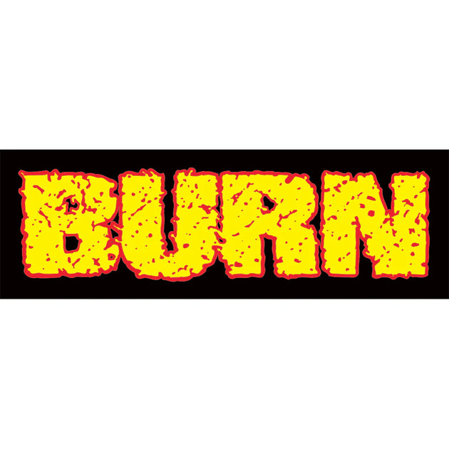 Burn - Logo sticker – Night Shift Merch