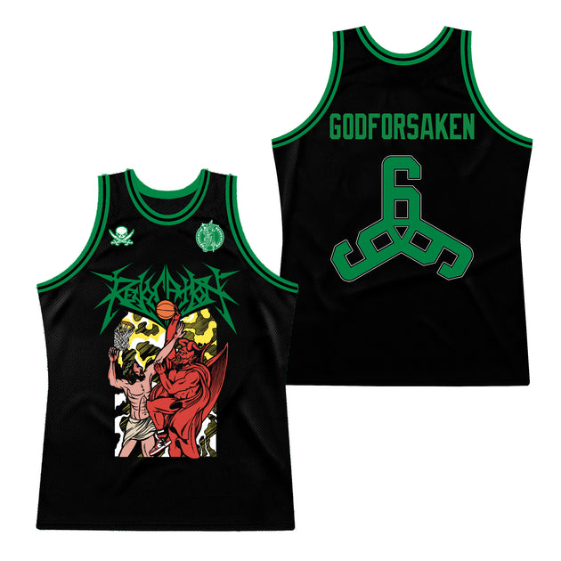 Revocation - Godforsaken basketball jersey – Night Shift Merch
