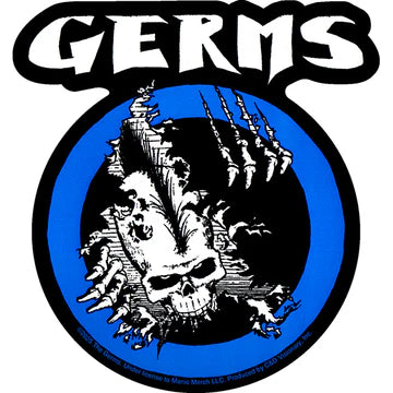 Germs - Logo sticker – Night Shift Merch
