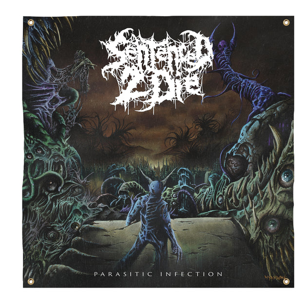 Sentenced 2 Die - Parasitic Infection flag – Night Shift Merch