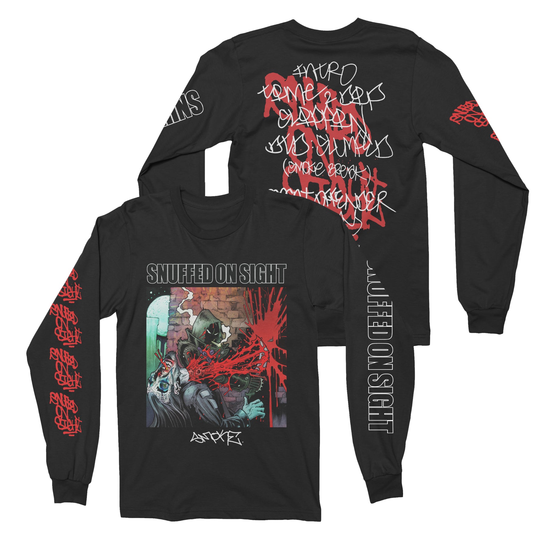 Snuffed On Sight - Smoke long sleeve – Night Shift Merch