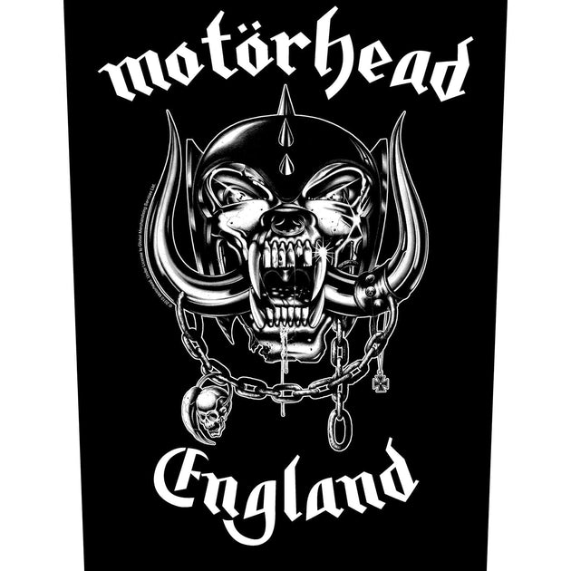 Motorhead - England back patch – Night Shift Merch
