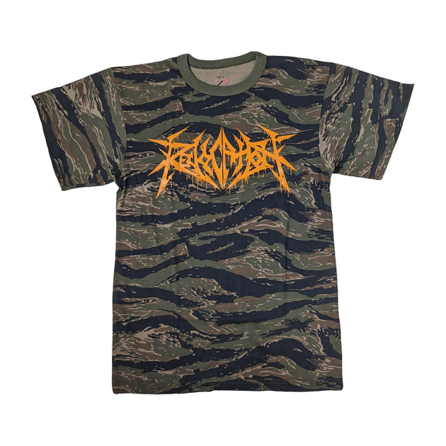 Revocation - Ram And Flail Camo t-shirt – Night Shift Merch