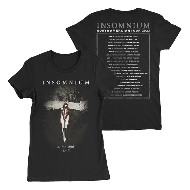 Insomnium - Anno 1696 Tour ladies t-shirt – Night Shift Merch