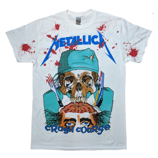Metallica - Crash Course in Brain Surgery (All-Over) t-shirt – Night ...