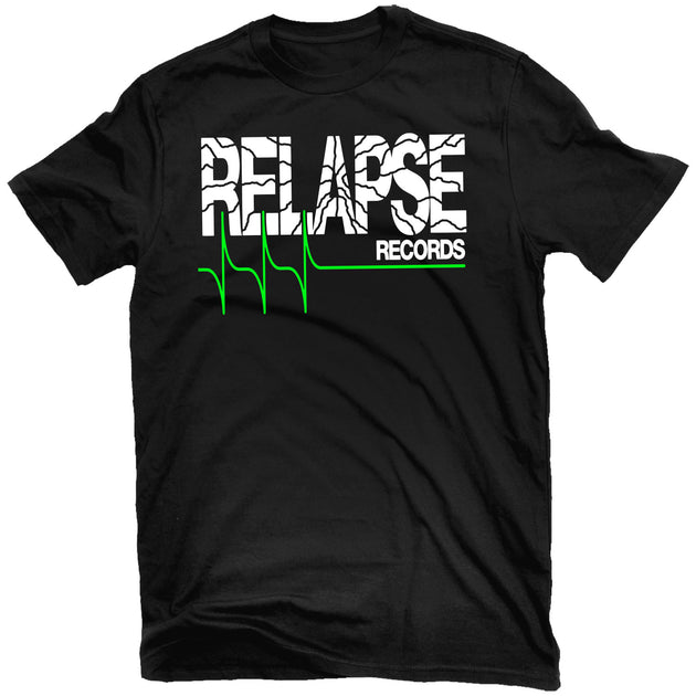 Relapse Records - Cracked Logo t-shirt – Night Shift Merch