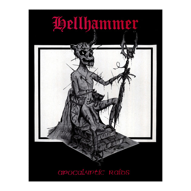 Hellhammer - Apocalyptic Raids flag – Night Shift Merch