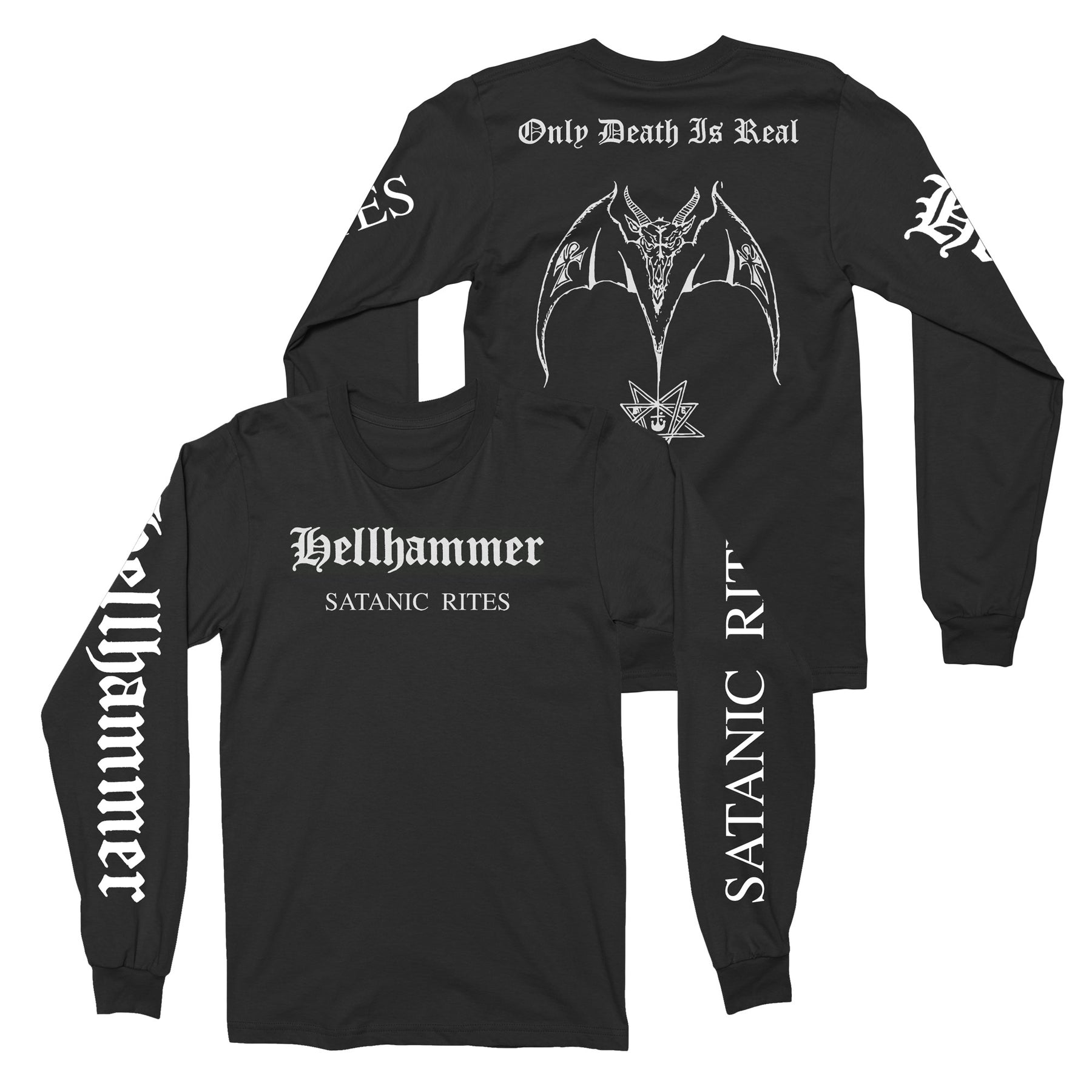 Hellhammer - Satanic Rites long sleeve – Night Shift Merch