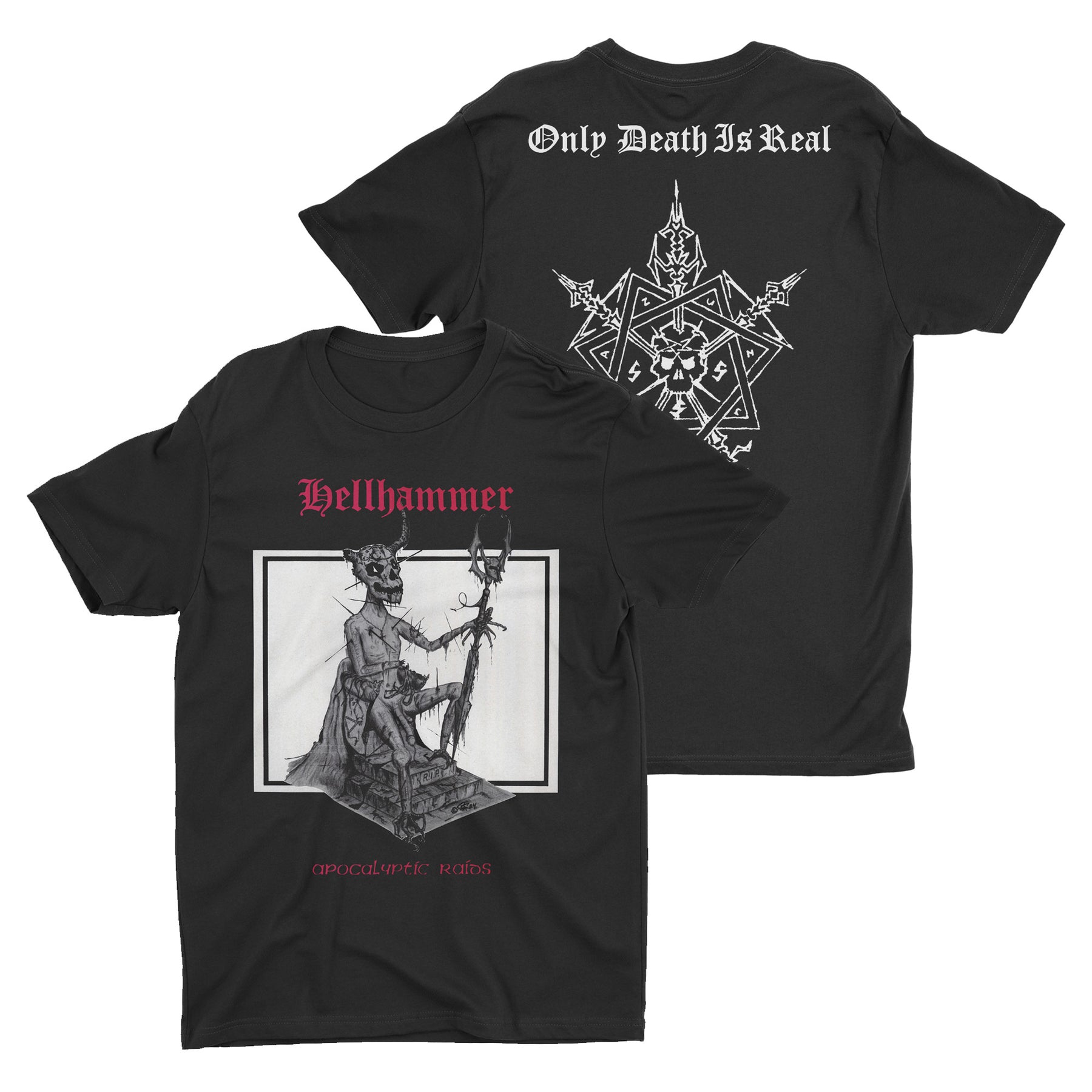 Hellhammer - Apocalyptic Raids t-shirt – Night Shift Merch