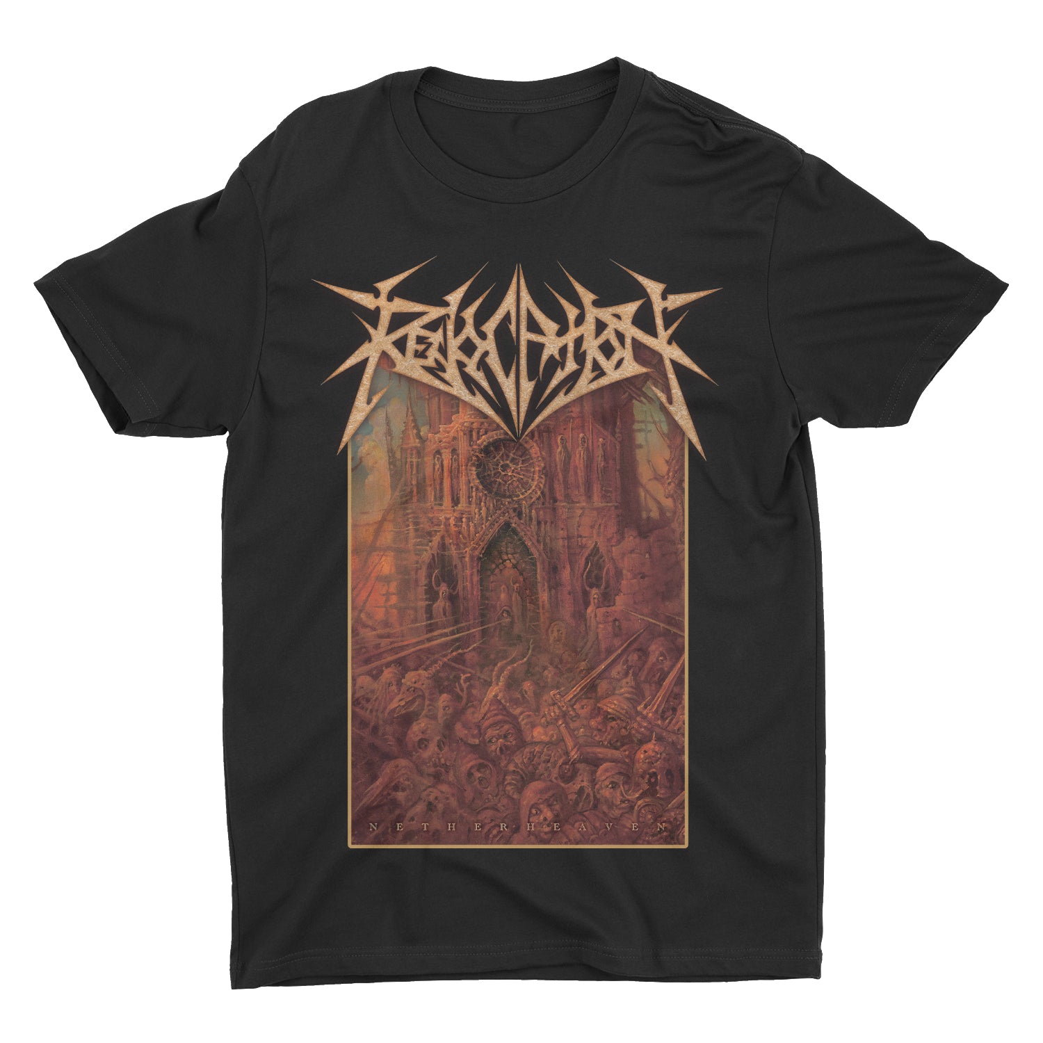 Revocation - Full Color Netherheaven t-shirt – Night Shift Merch
