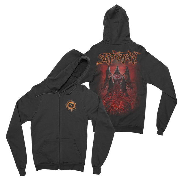 Suffocation - Blood Oath zip-up hoodie – Night Shift Merch