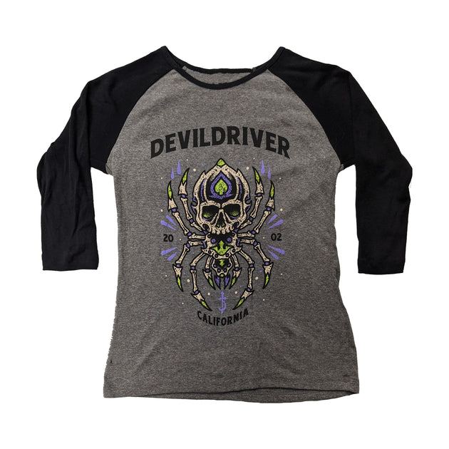 DevilDriver - Spider raglan – Night Shift Merch