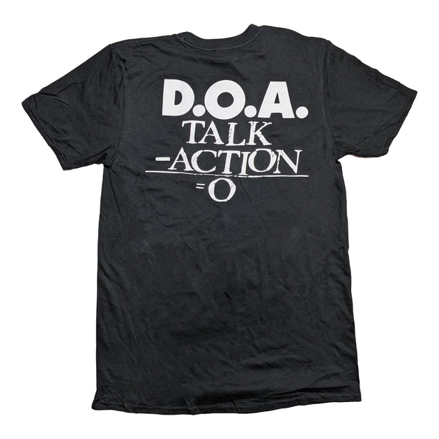 D.O.A. - Talk Action t-shirt – Night Shift Merch