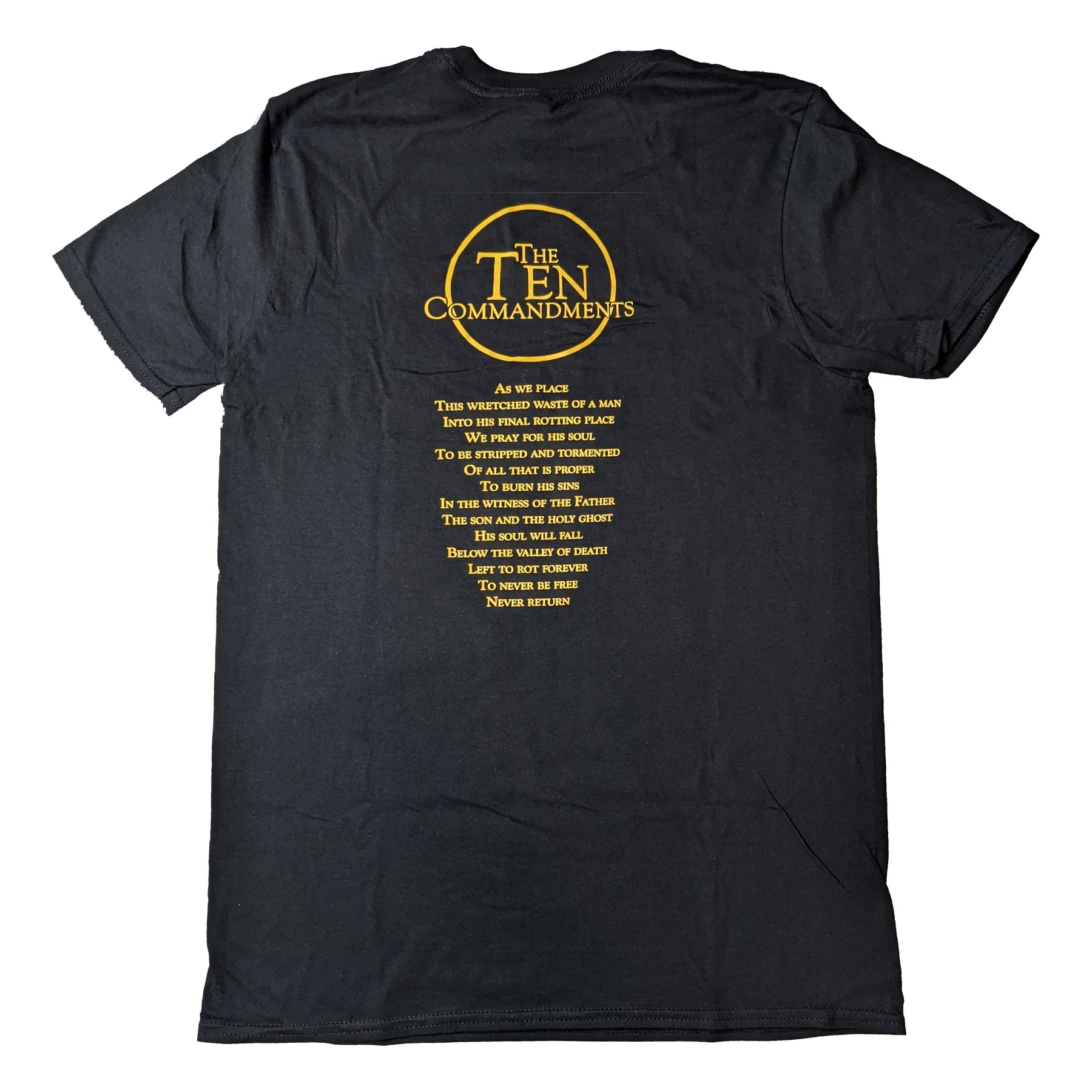 Malevolent Creation - The Ten Commandments t-shirt – Night Shift Merch